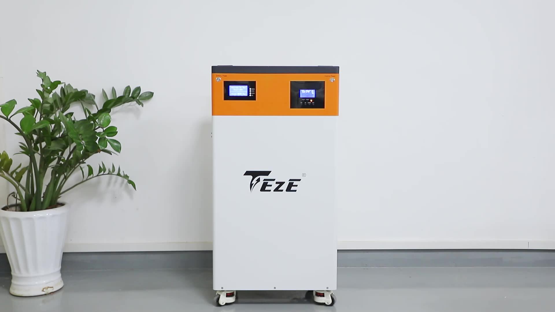 All In One Solar 15kwh Home Storage Battery 48v 51.2v 15kwh Lifepo4 ...