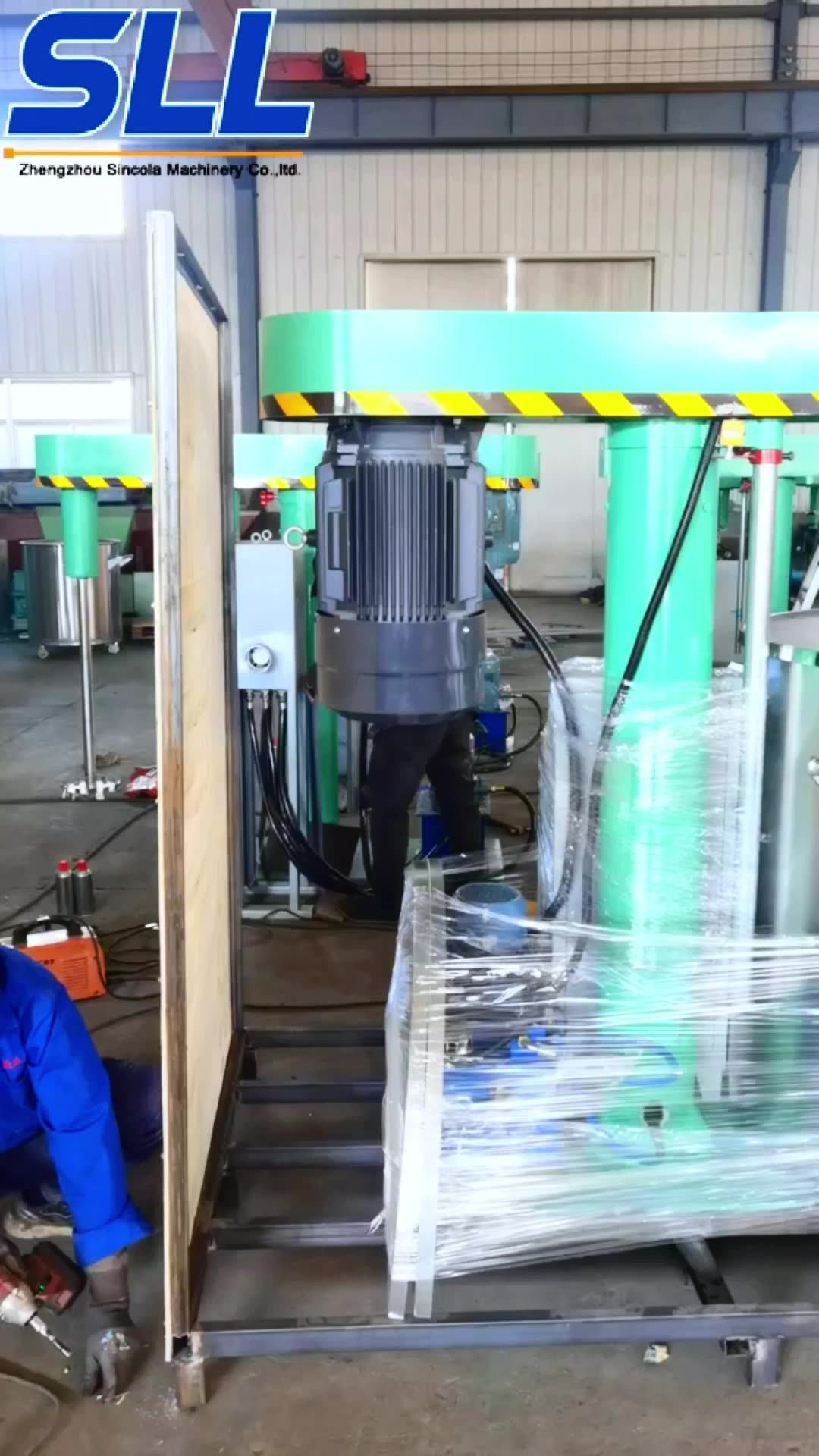 250mm High Shear Dispersing Mixer For Paint High Viscosity Material ...