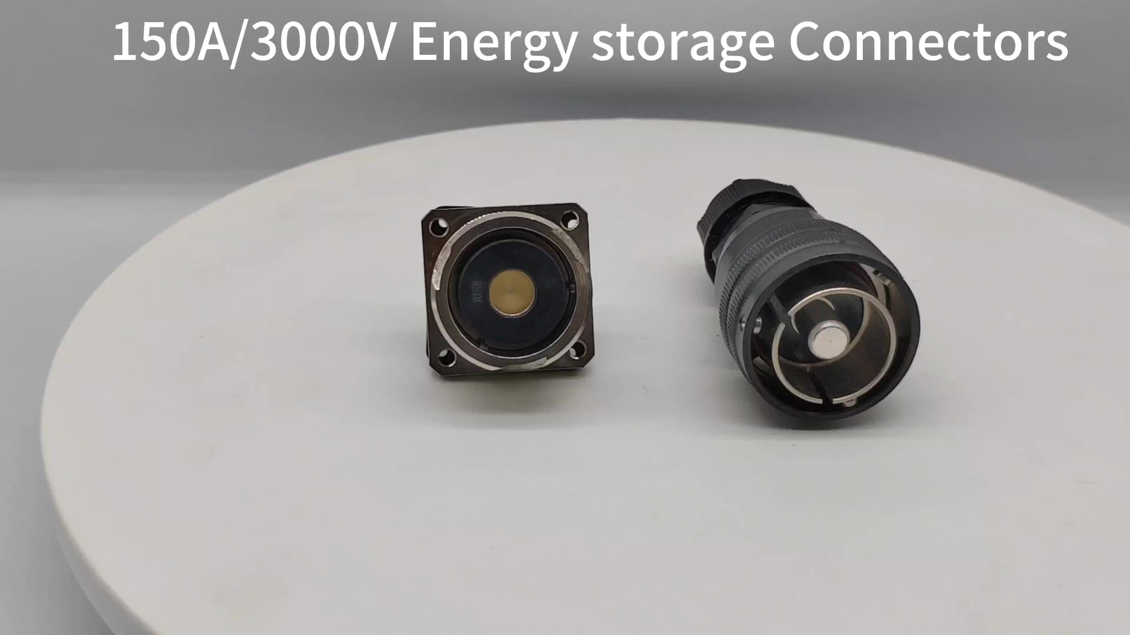 Single Pin High Voltage Dc Connector 120a 150a Ev Battery Connector ...