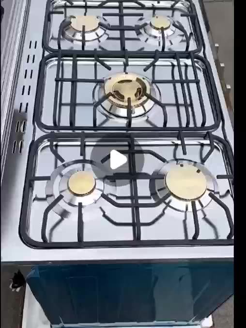 Gas Stove With Oven,Vertical Connected,6 Burners,Gas Fired Oven With ...