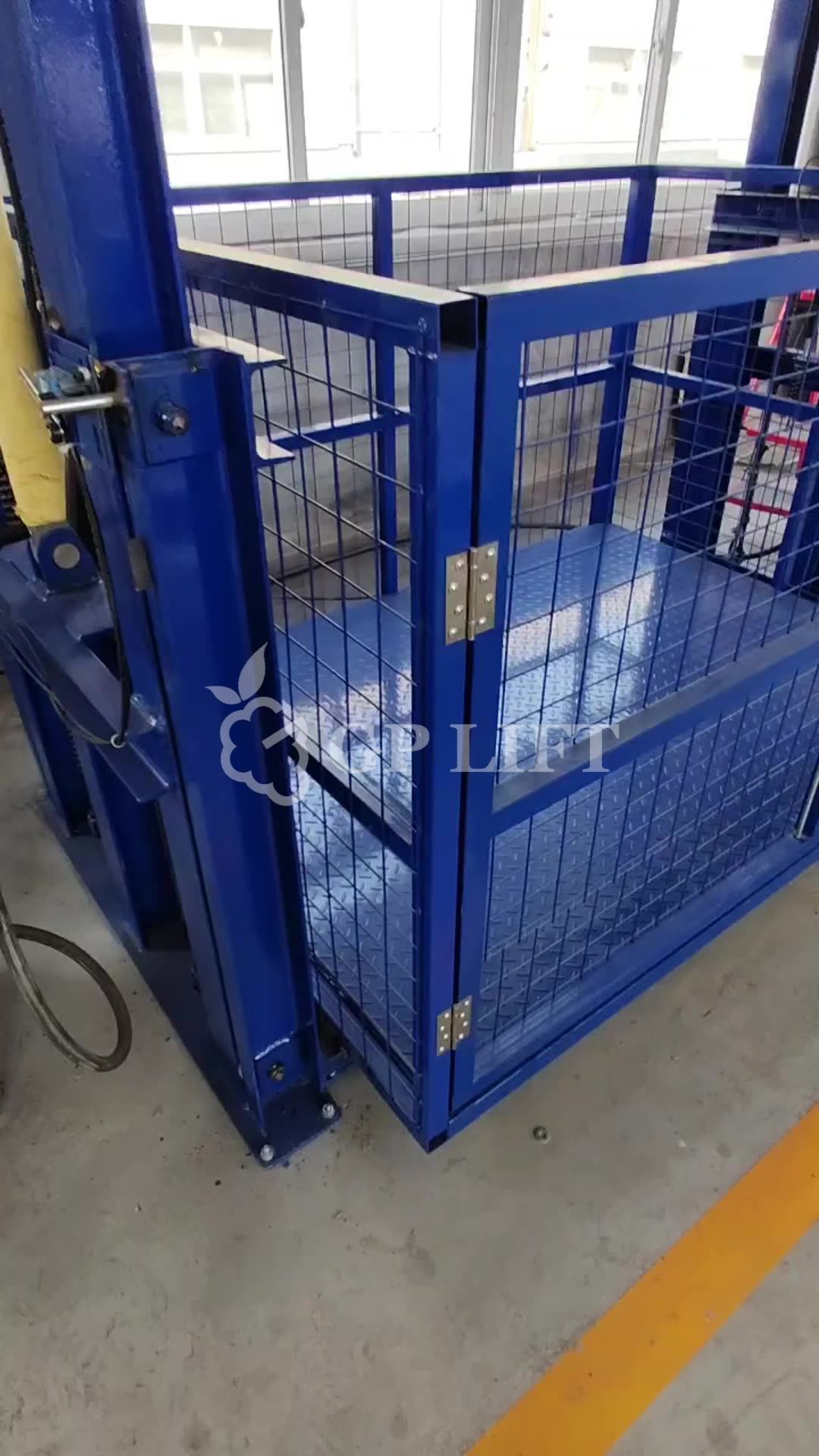 Elevator Platform Industrial Single/double Guide Rail Warehouse Cargo ...