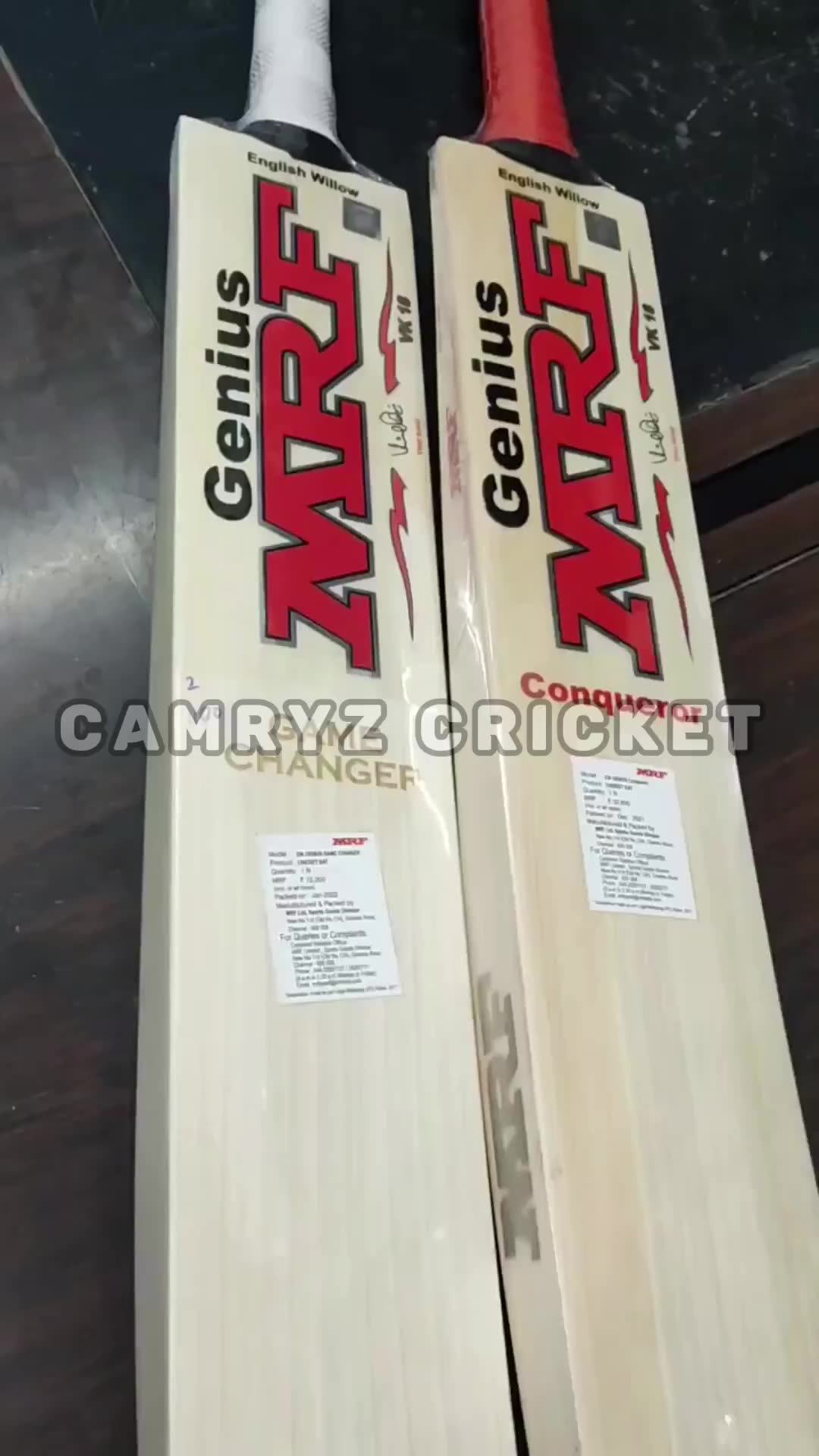 Professional A Grade Cricket Bat Curved Shape Cane Handle English ...