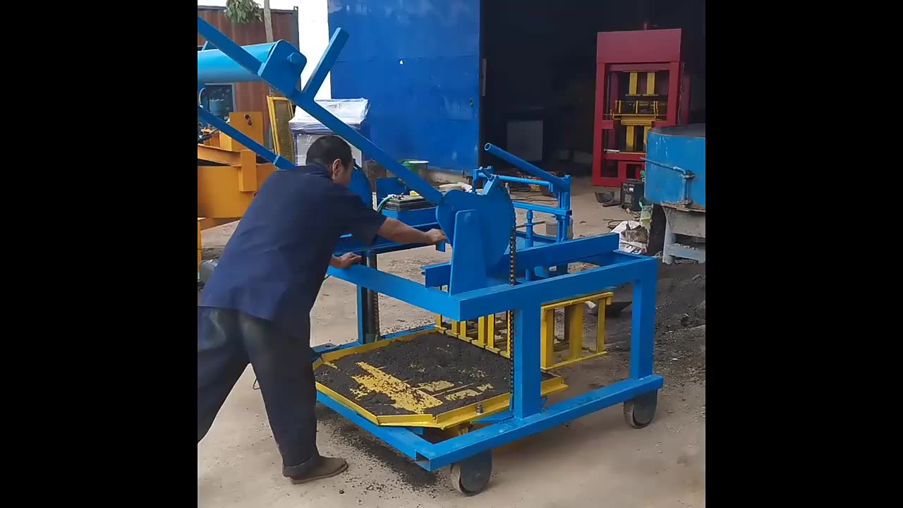 Diesel Engine Lego Concrete Block Cement Hollow Brick Maker Machine ...