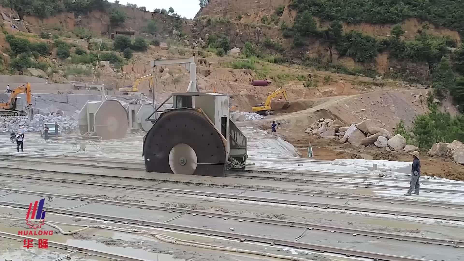 Hualong Machinery 2qyk-3300 Double Blade Block Quarry Mining Stone ...