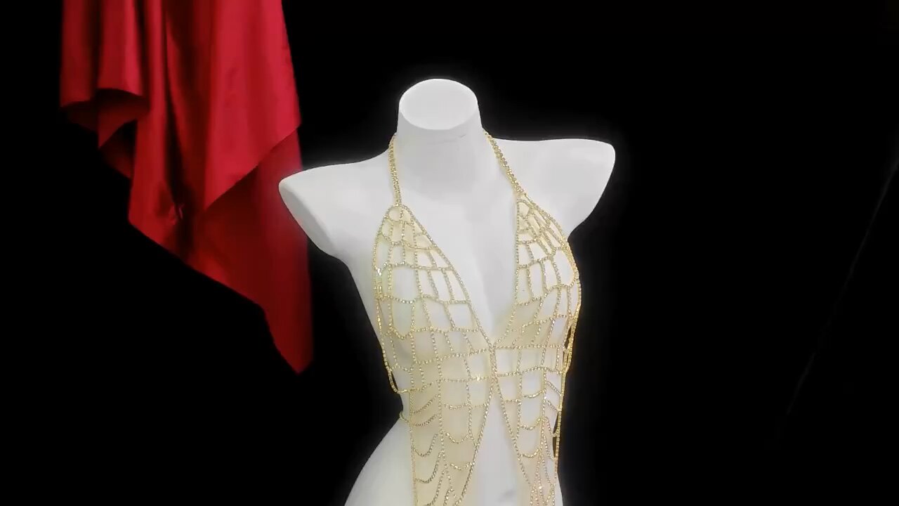 Fashion Hot Girls Night Club Fashion Show Hollow Net Bikini Sexy Tassel ...