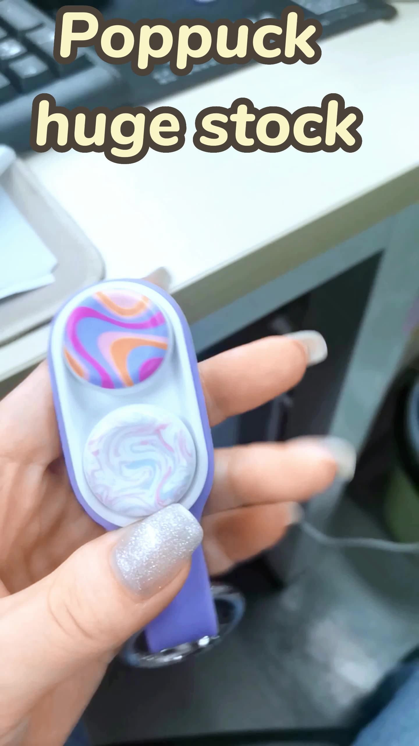 Hot Pop Puck Fidget Magnet Toy Poppuck Sockets Silicone Trick Magnet ...