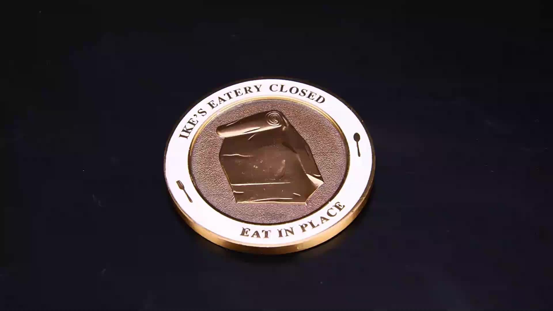 Custom Logo Personalized Diy Brass Silver Gold Blanks Metal Challenge ...