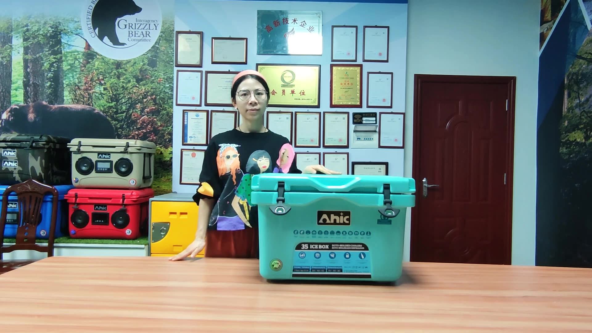 Colorful Hard Shell Cooler 15l/25l/35l/45l/65l/75/85l/120l Insulated ...