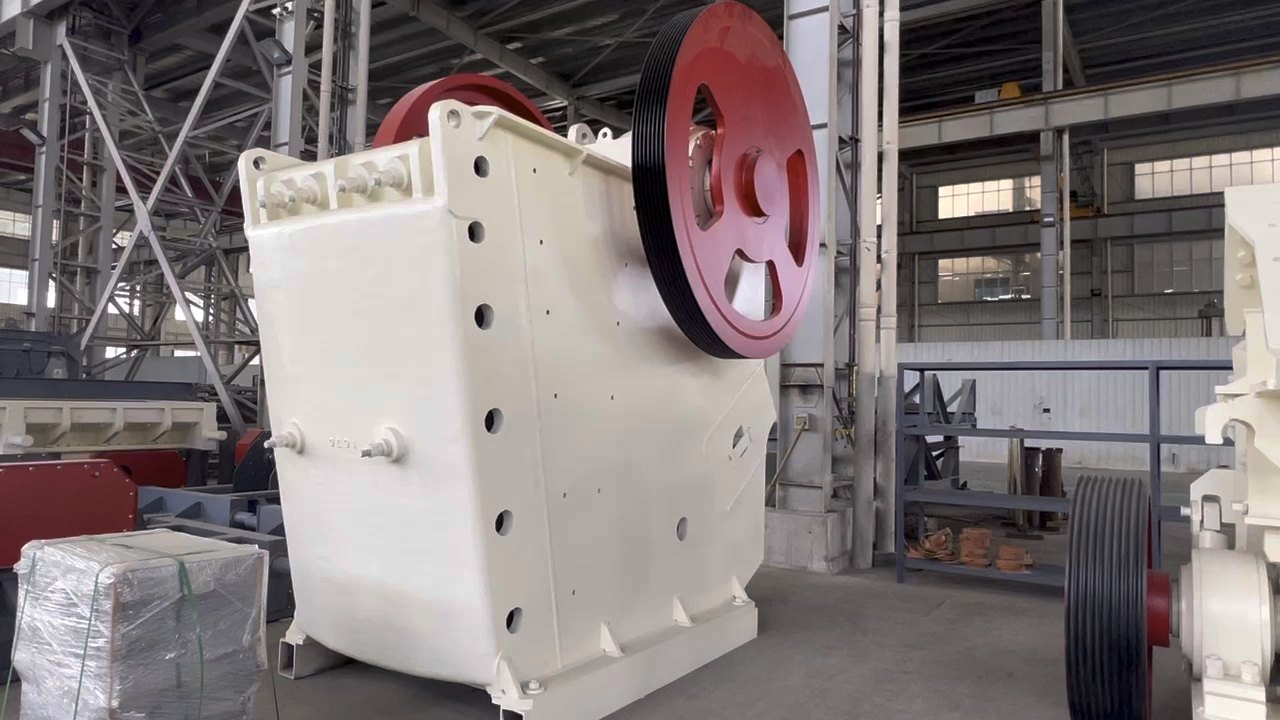 Jaw Crusher V-shaped Jaw Assembly Hydraulic Adjustment Skf Bearing High ...