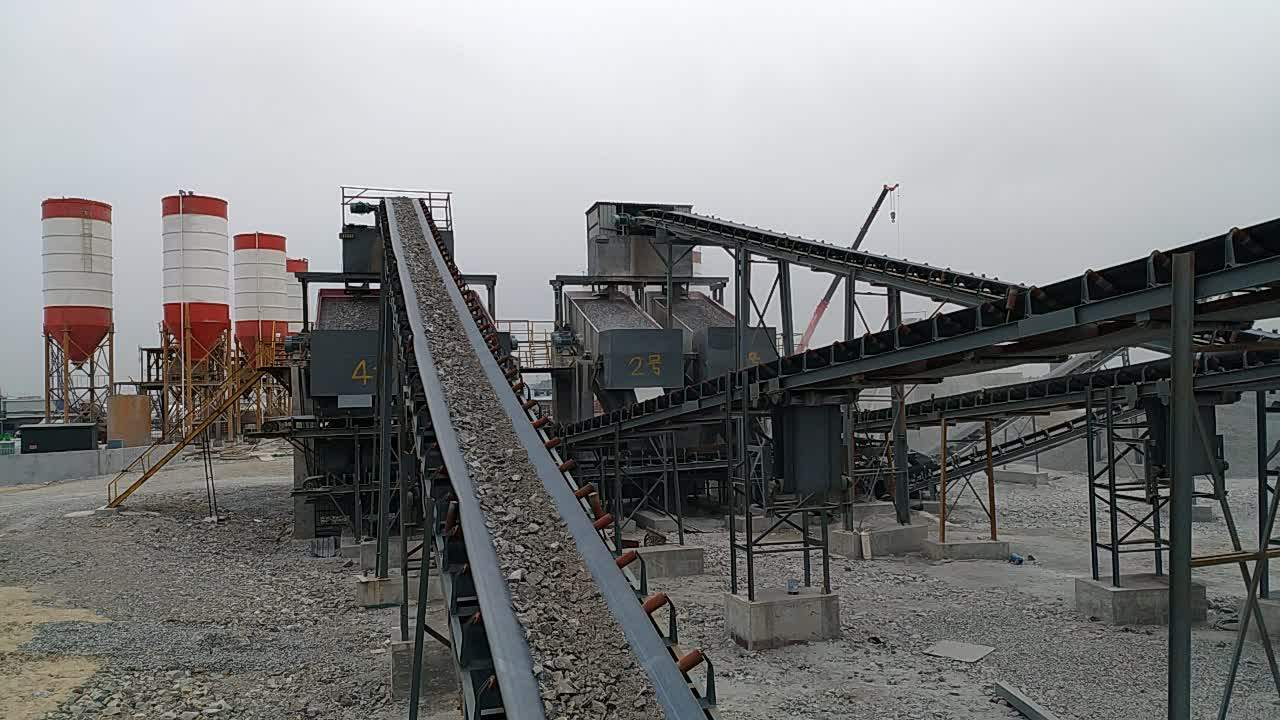 Heat Resistant Rubber Portable Conveyor Belt Construction Stone Sand ...