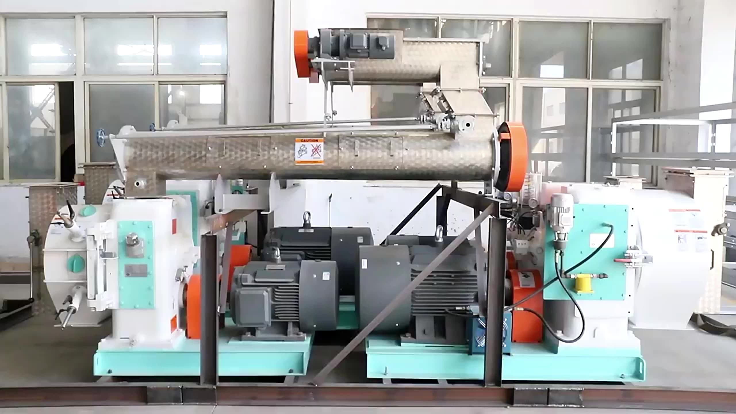 Rongda 55kw Animal Pellet Making Machine Granulator Cat Litter Pellet ...