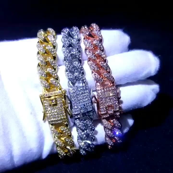 Bling Empire Unisex Hip Hop Iced Out Jewelry Shiny Silver Gold New ...