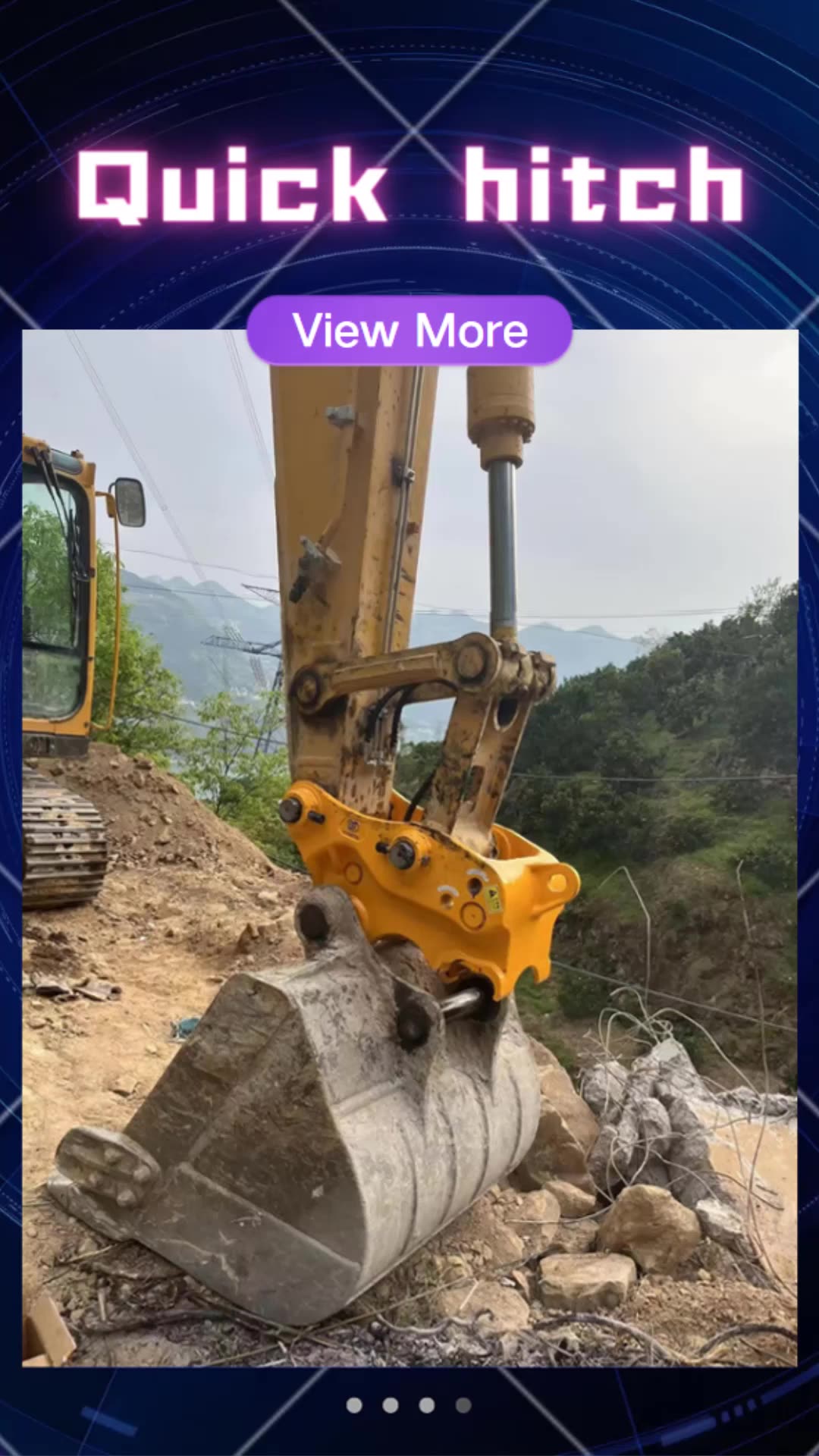 Hydraulic Quick Hitch Excavator Hitachi Quick Hitch Coupling For ...