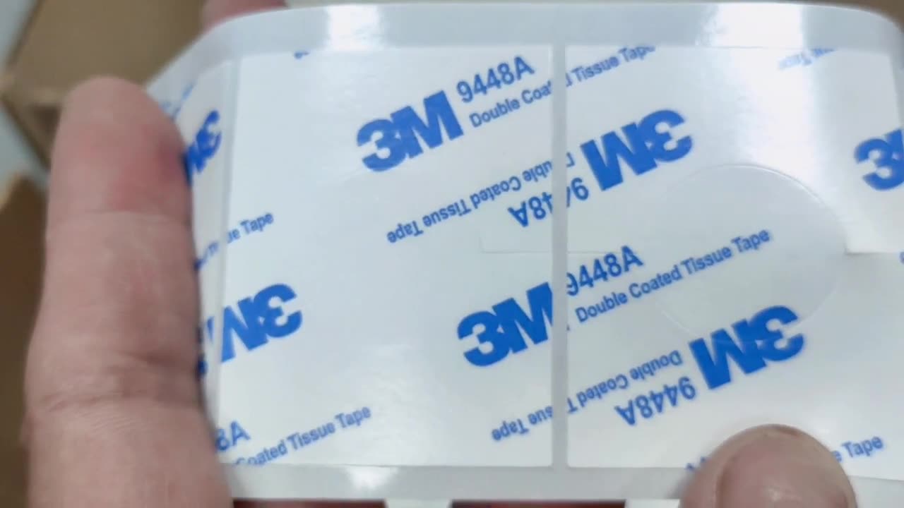 3m双面胶强力3M背胶透明棉纸9448A白色泡棉EVA圆形模切双面胶带贴-阿里巴巴