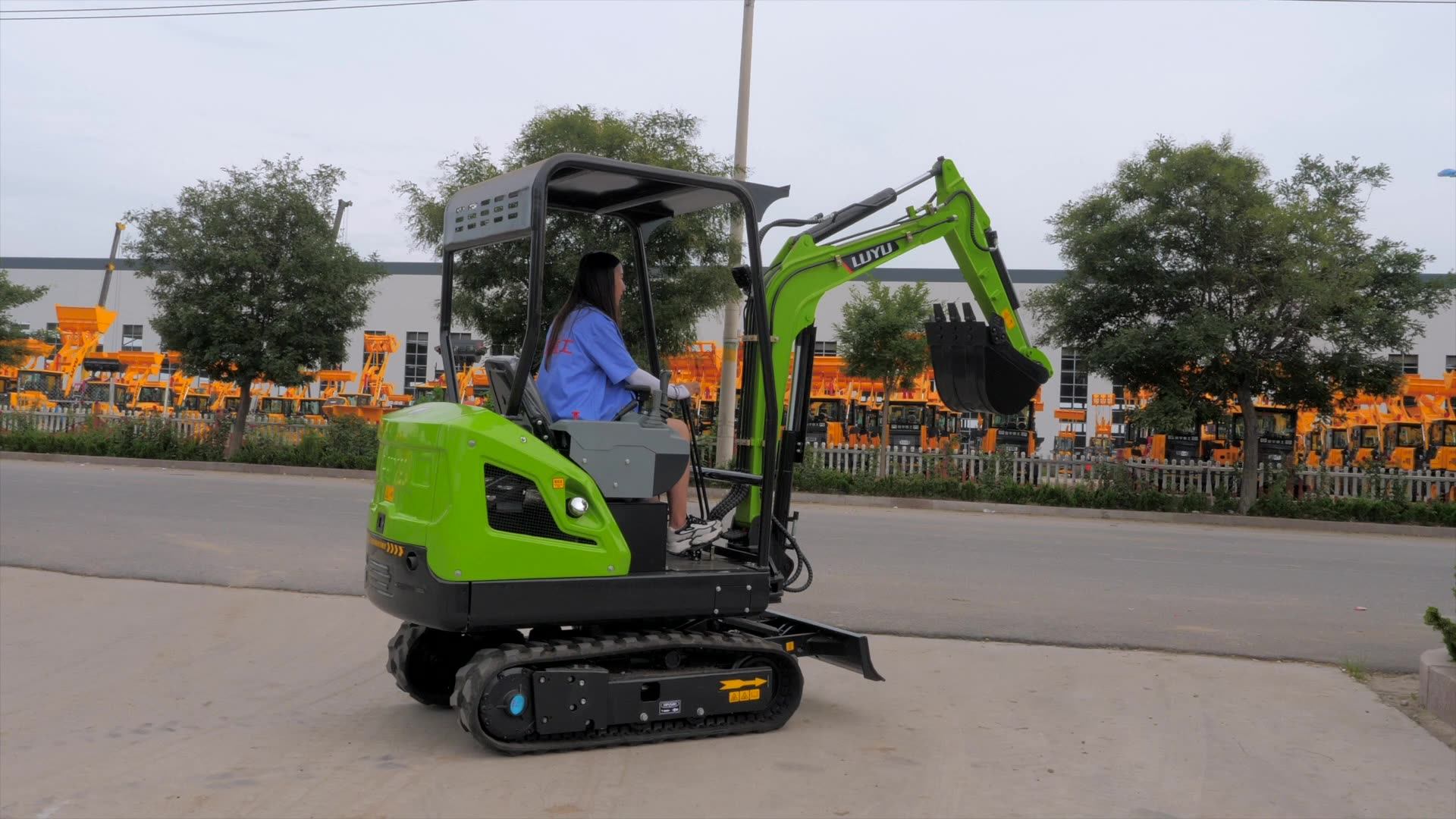 Low Price 2t Mini Excavator Crawler Imported Engine New Farm Fully ...