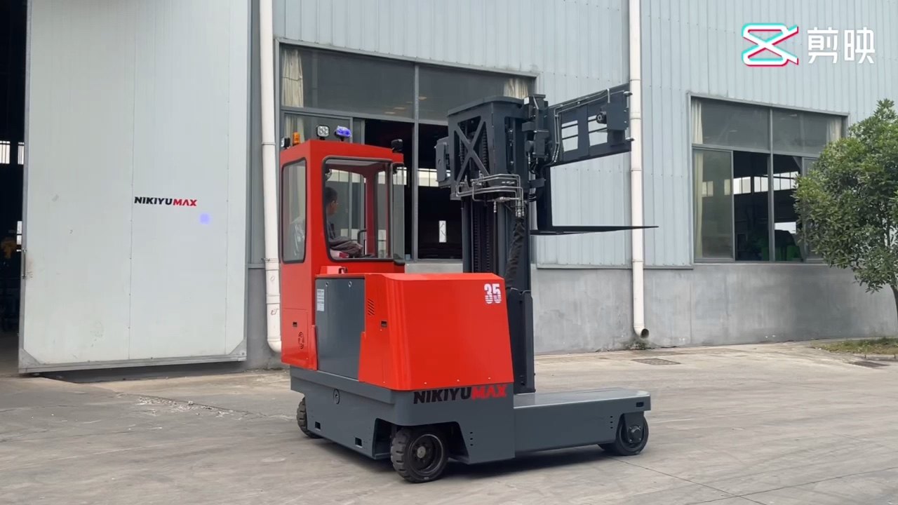 3.5ton Electric Sideloader 4 Way Forklift Ruck With Rubber Tires - Buy ...