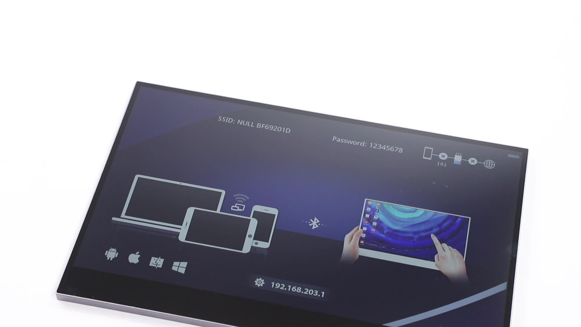 Wireless Wifi Millimeter Wave Communication 15.6inch Portable Monitor ...