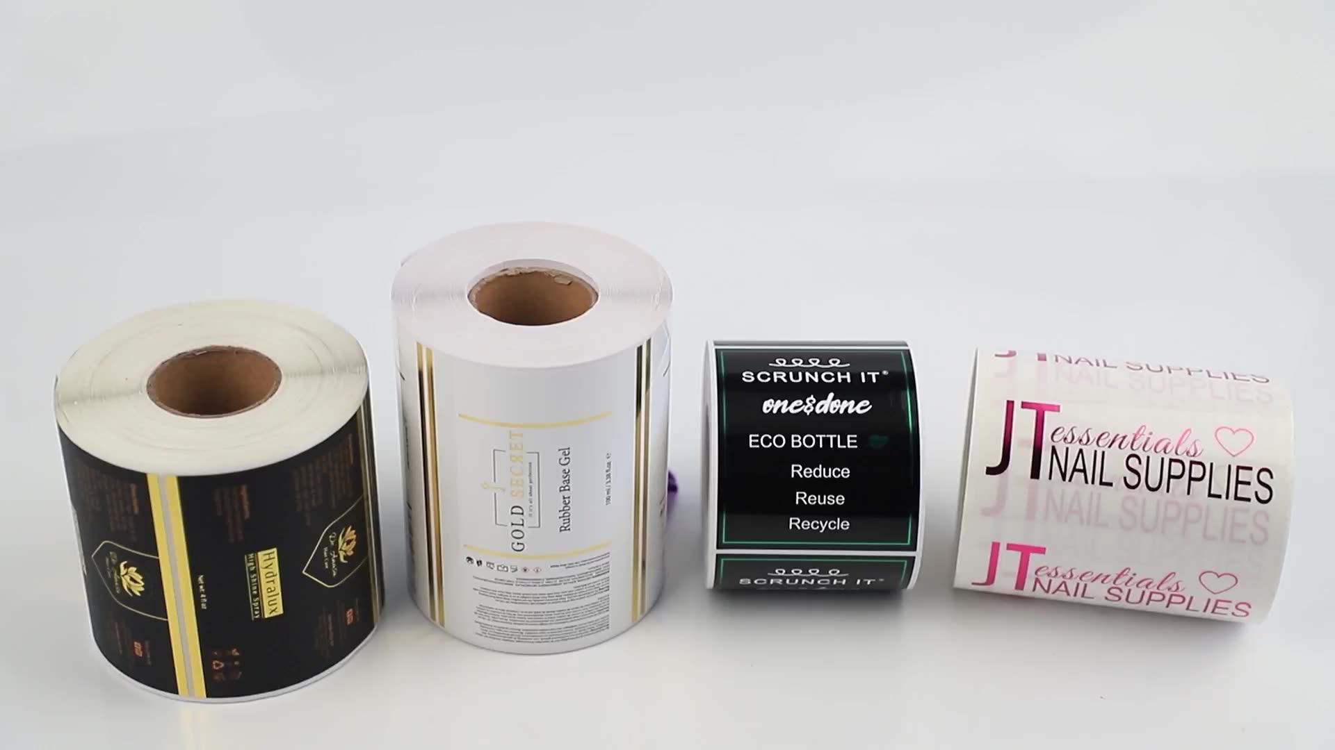 Waterproof Impriment Etiquette Custom Roll Logo Packaging Bottle ...