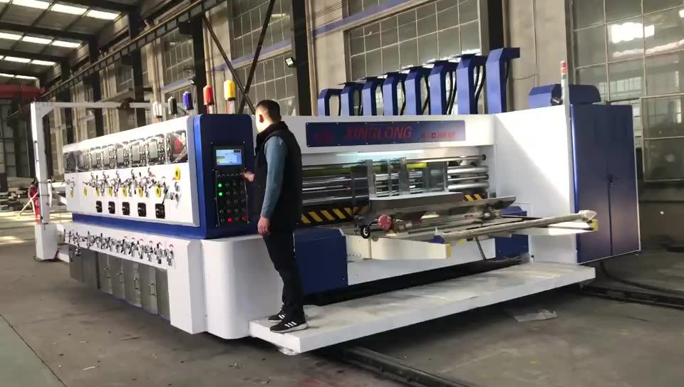 Carton Box Automatic Flex Printing Sloter Machine - Buy Flexo Printer ...