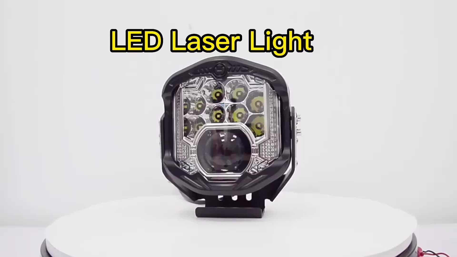 Truck Jl Chevy Motor Offroad 4x4 Baja Light 9-32v 95w Led Laser Light ...