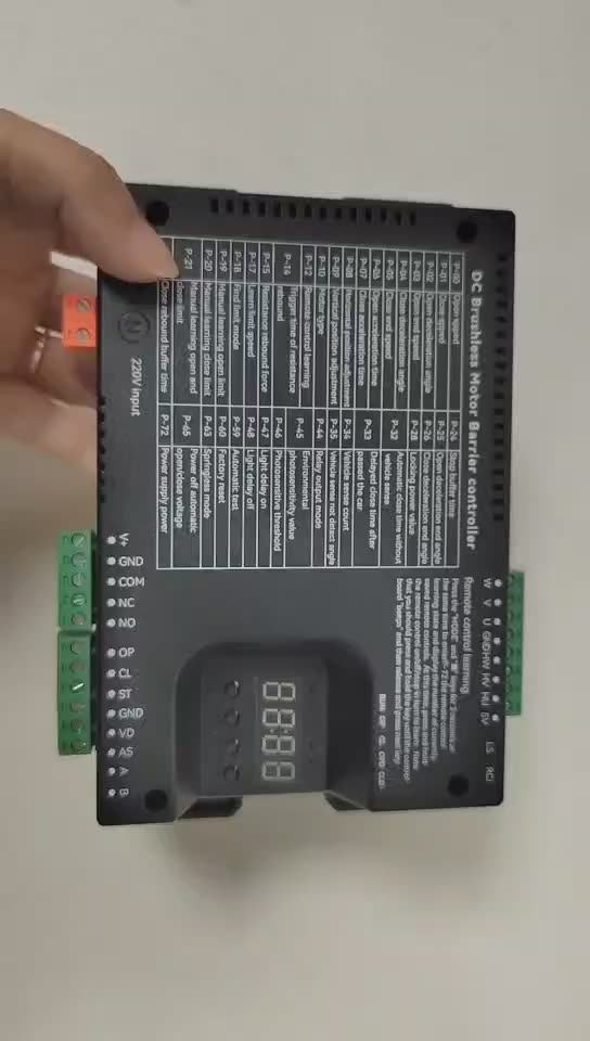 Bldc Barrier Gate Control Board For Automatic Traffic Boom Barrier Gate ...