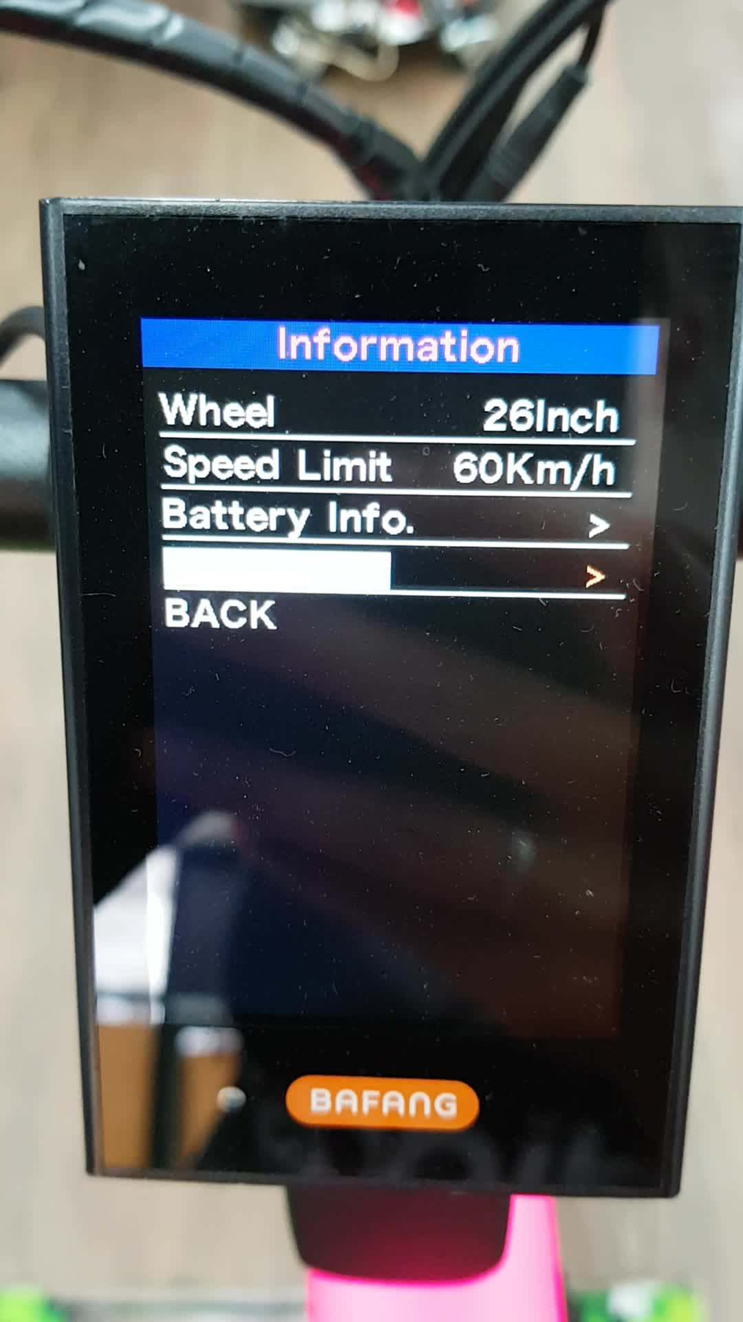Bafang Dpc 18 Color Flash Lcd Display Harley Style 13ah 48v 500w 750w ...