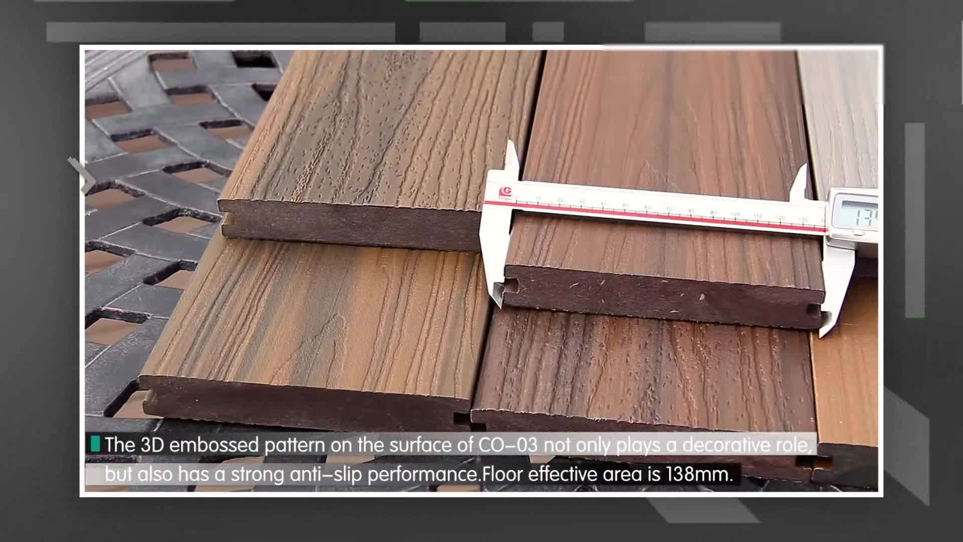Diy Wood Plastic Wpc Co-extrusion Outdoor Wpc Composite Decking - Buy ...