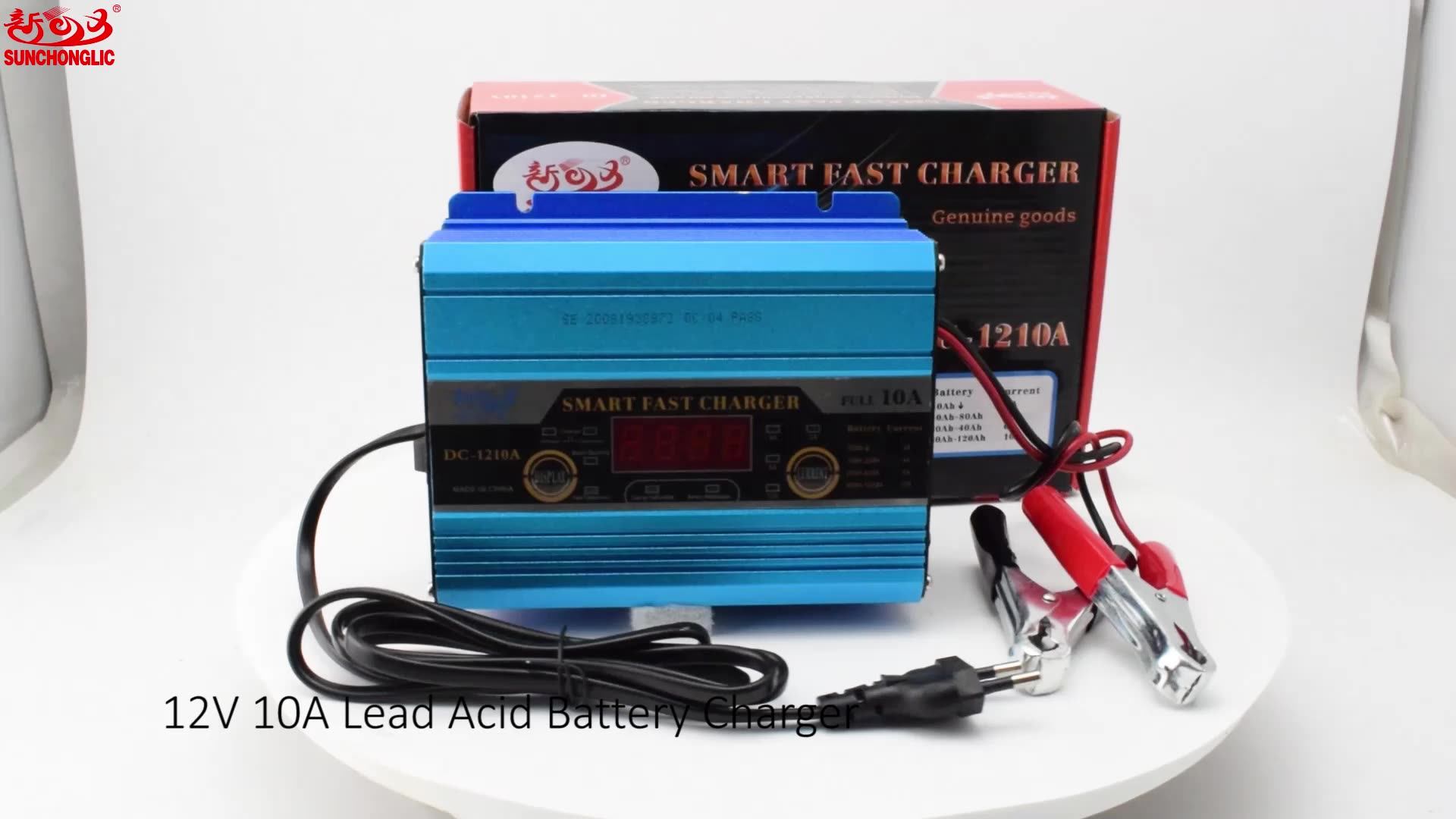 Sunchonglic Led Display 12 Volt 10 Amp 12v 10a Three Phase Automatic ...