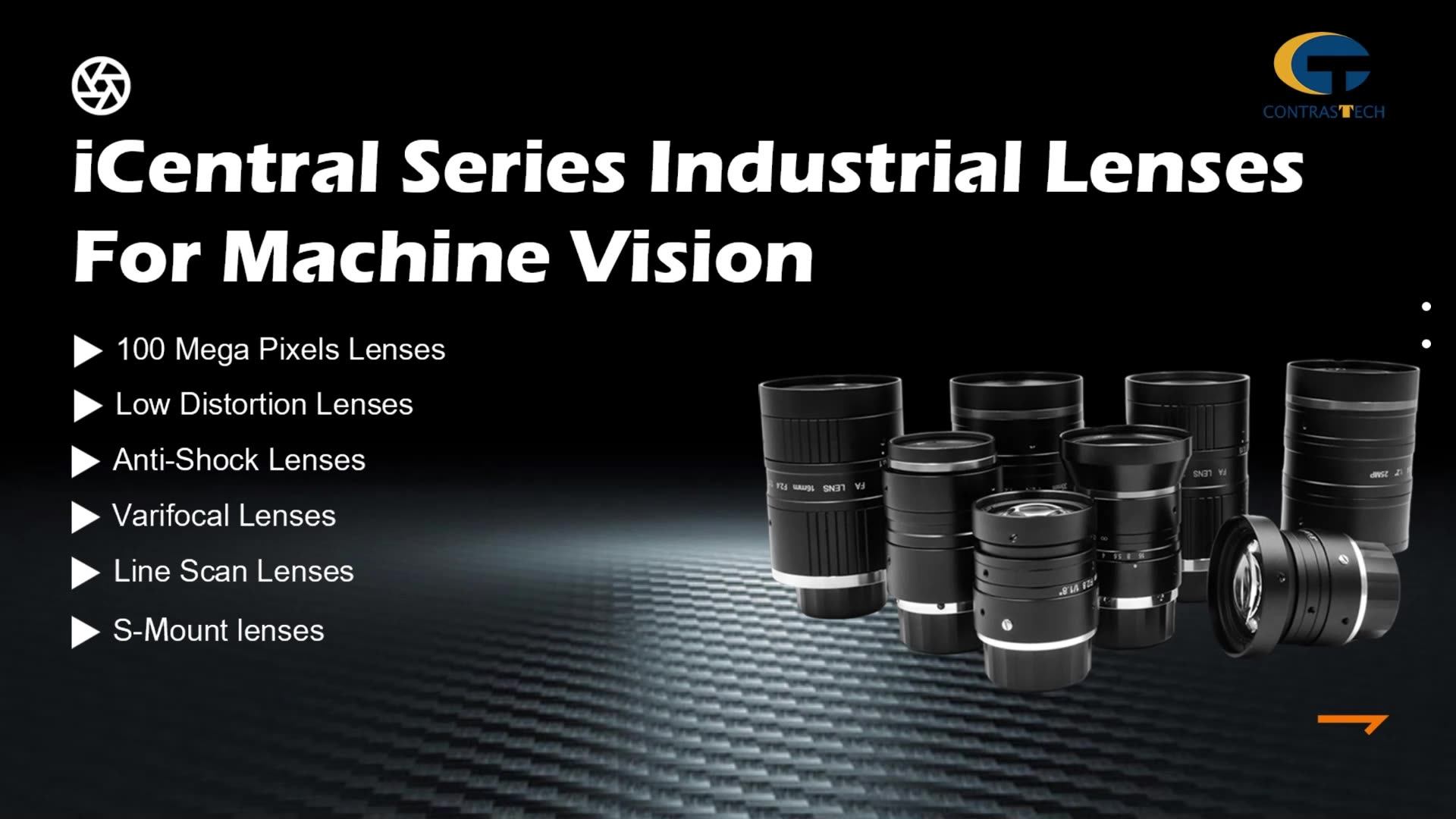 Contrastech 16k 8k Series Line Scanning Lens Working With Industrial ...