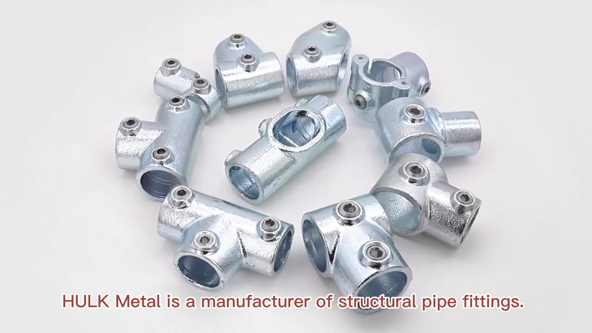 Structural Pipe Fittings Scaffoldings Handrail Key Clamps Round Tube ...