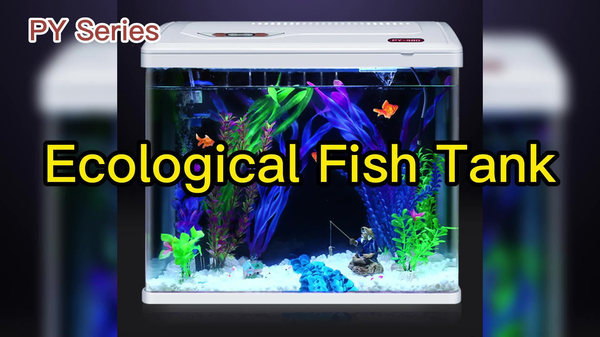 Square Indoor Tilapia Goldfish Tank For Betta Saltwater Aquarium Turtle ...