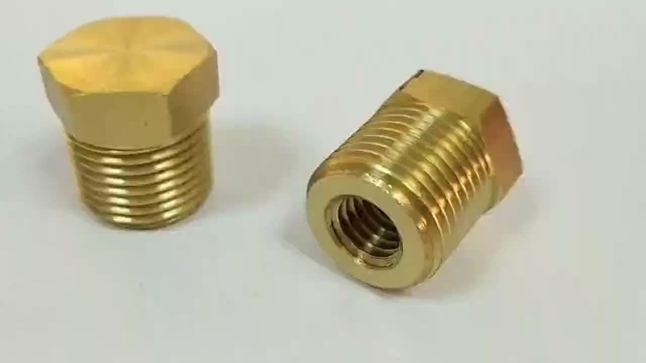 Round Head Code Brass Allen Plug Hollow Hex Key Pipe Plug - Buy Allen ...