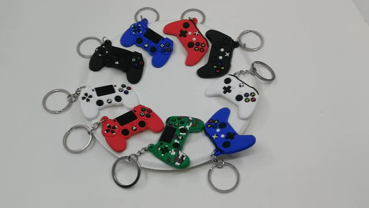 Silicon Key Ring Hot Game Character Mario Luigi Peach Wario Keychain ...