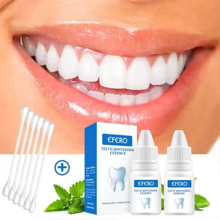 Efero Oral Hygiene Cleaning Teeth Whitening Liquid Remove Plaque Dental ...