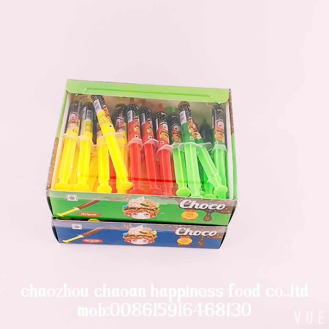 Syringe Shape Injection Needle Tubing Chocolate Jam Liquid Candy - Buy ...