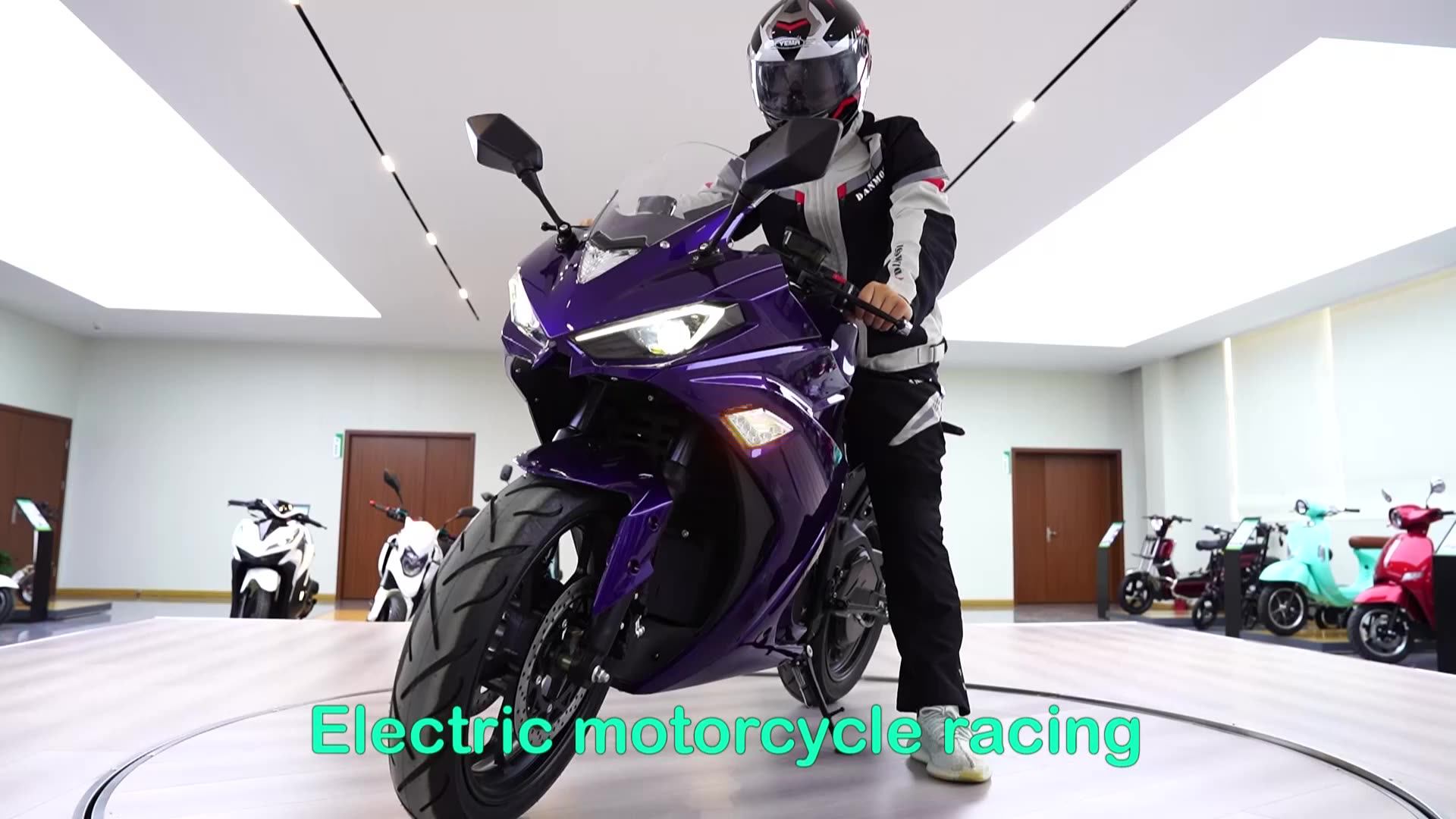 Ckd Skd 17inch Big Electric Motorcycle 2700w 100km/h Speed 90km Range 2 ...