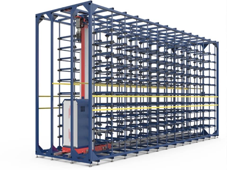 Custom Warehouse Automated Storage Asrs Racking Retrieval System - Buy ...