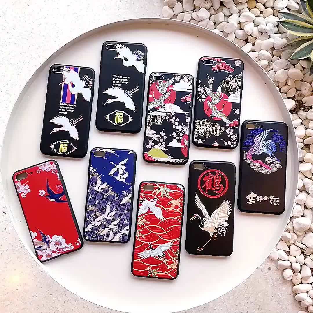 Wholesale Custom High Quality Chinese Painted Art Style Tpu Phone Case ...
