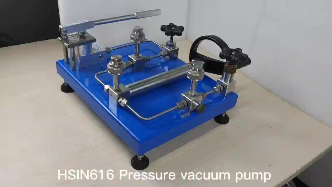 Hsin Pneumatic Pressure Calibrator Air Vacuum Test Pump High Quality ...