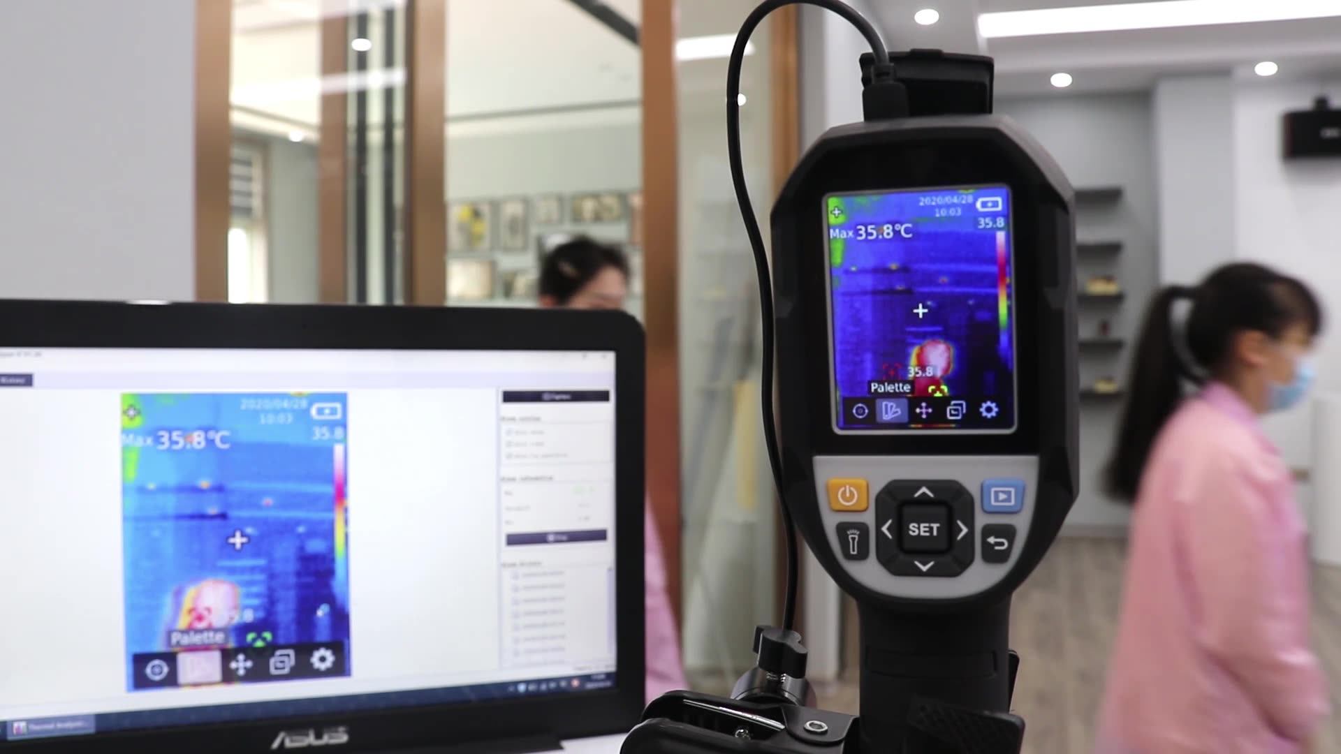 Maka-r03b Handheld Industry Instrument Infrared Thermal Imager Camera ...