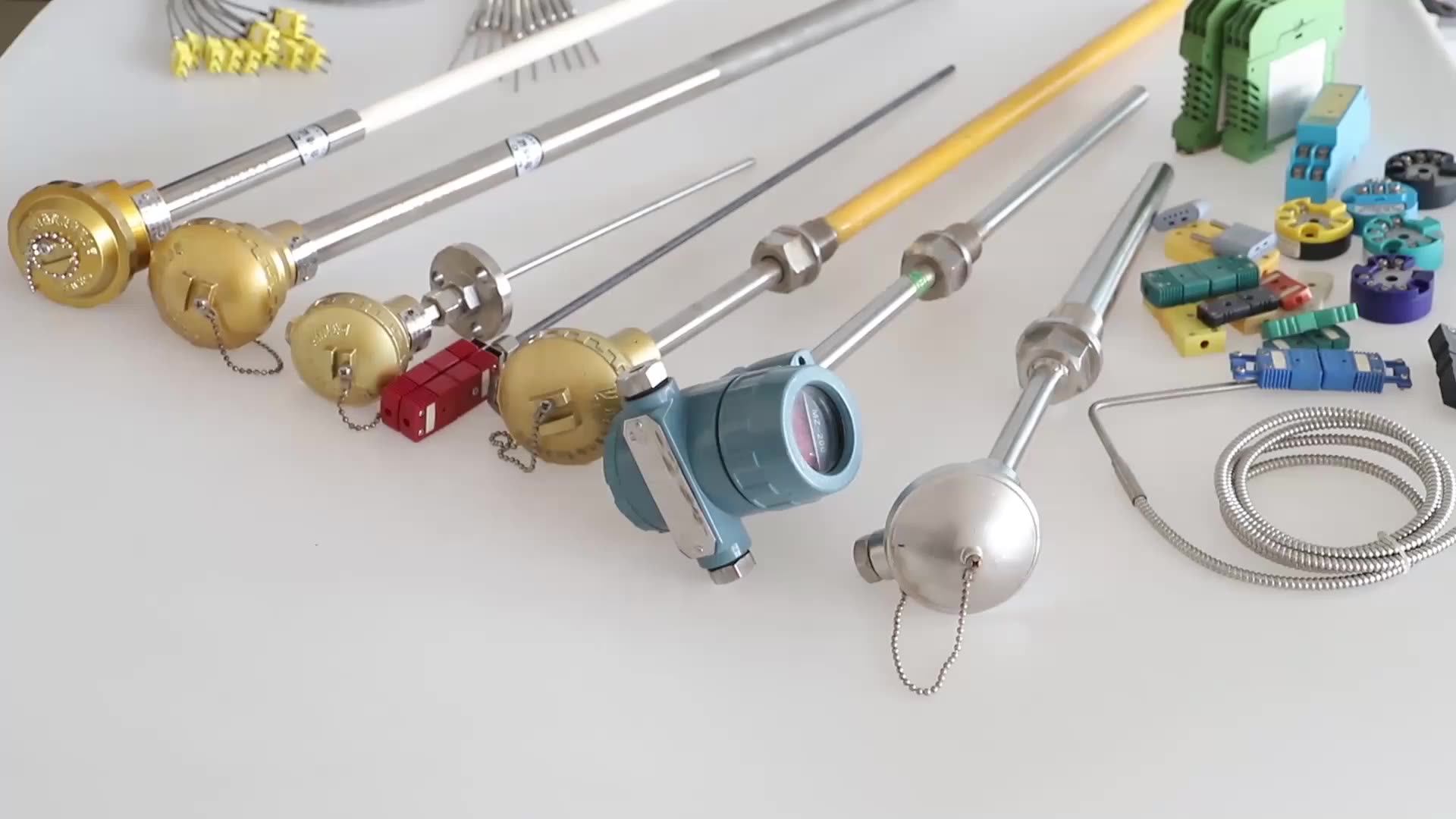 K/j/pt100 Type Flexible Thermocouple Probe With Insulated High ...