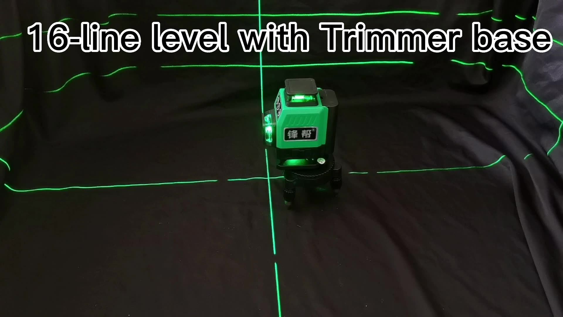 Mini Laser Level 4d Cross 16 Lines Horizontal And Vertical Green Laser ...