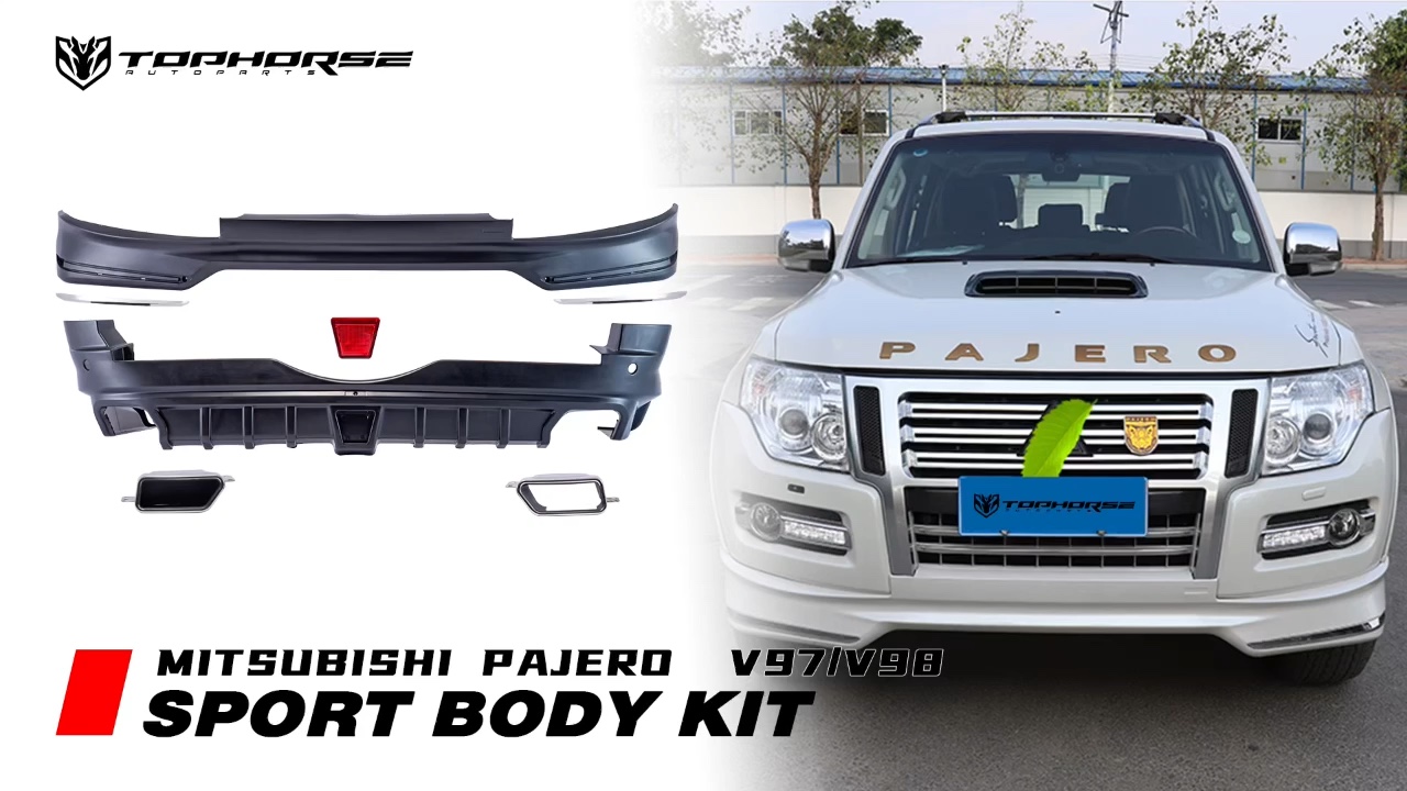 Sport Body Kit For Pajero V93 V95 V97 V98 Montero Bumper Lip Diffuser - Buy Body Kit For Pajero ...