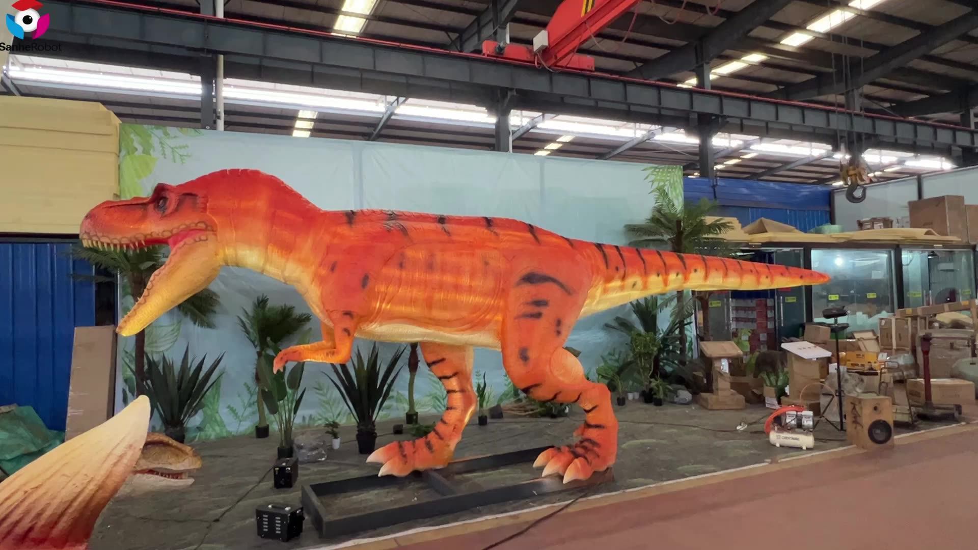 Life Size Real Animatronics Tyrannosaurus T Rex Internal Luminous ...