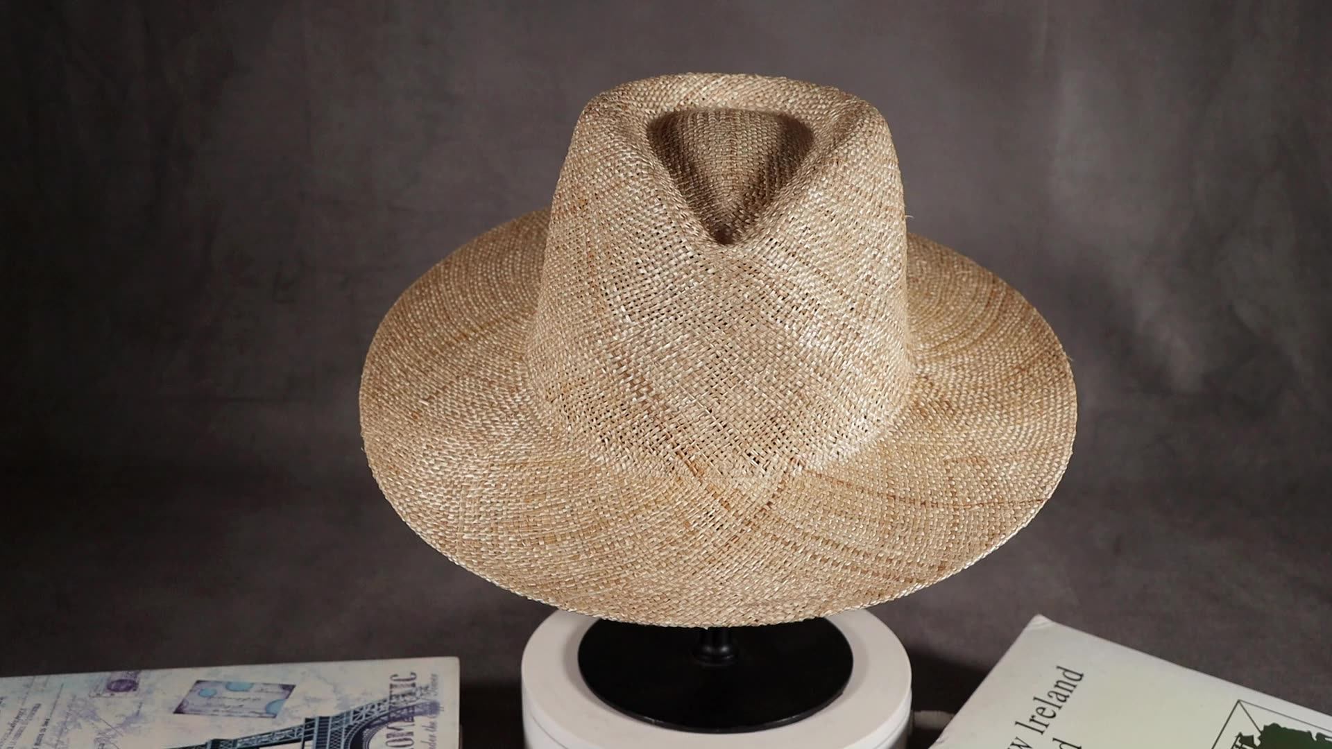 Shinehats 2024 Oem Luxury Raffia Circular Top Hat Sun Straw Hats Women ...