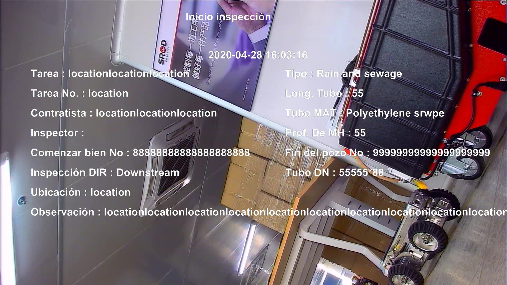 Underwater Ip Camera And Crawer Inspection Pipe Cctv For Pipeline Video ...