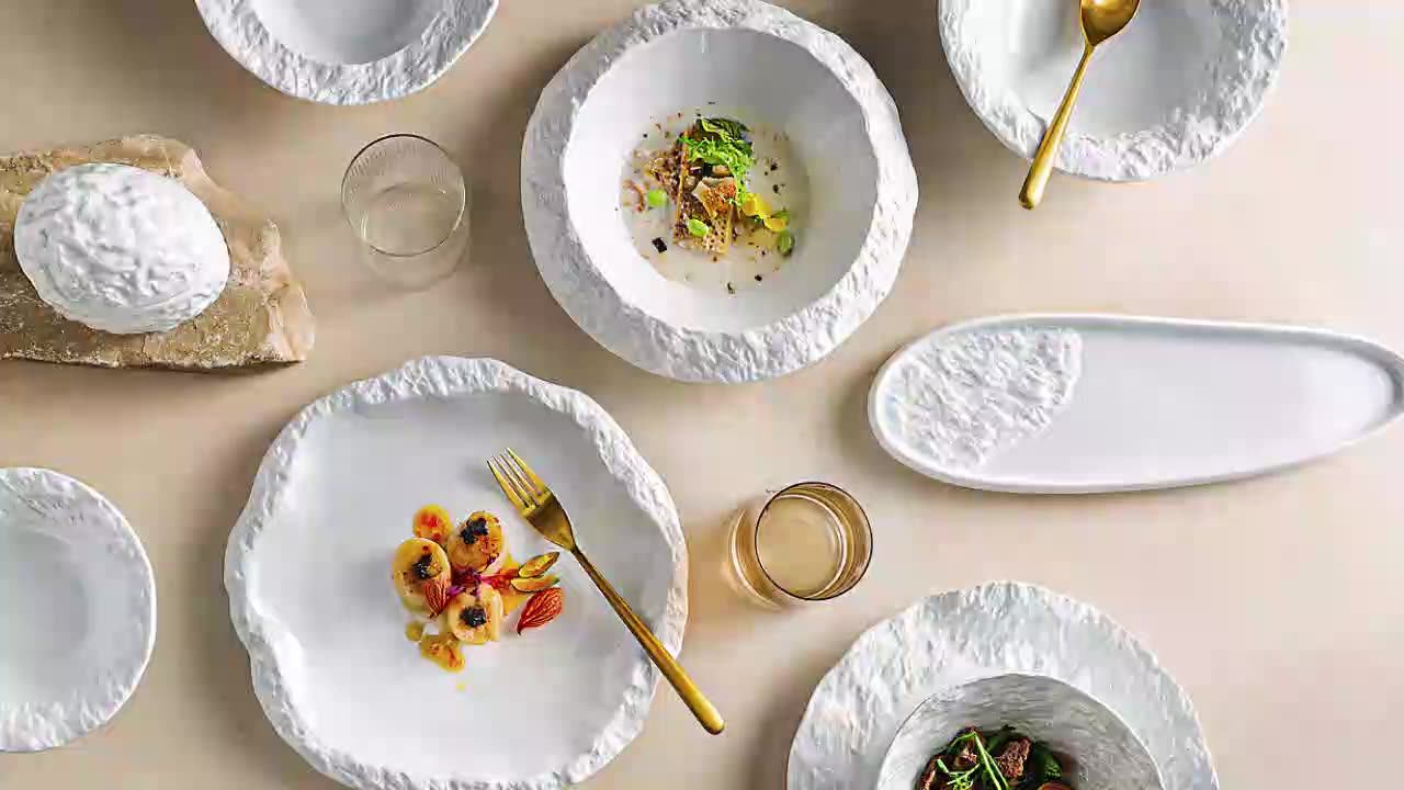 Fine Dining Restaurants Supplier Platos Para Restaurant Ceramic Plates ...