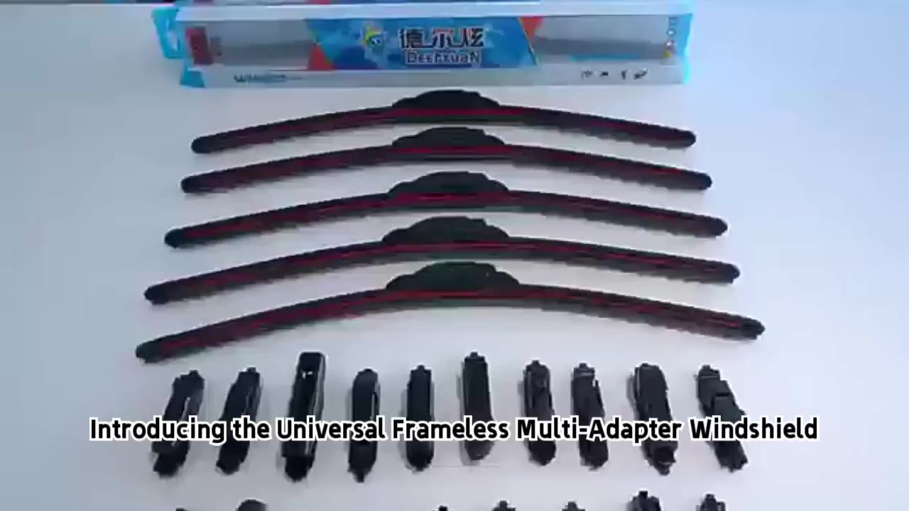 Frameless Hybrid Multi-adapter Wiper Blades Reliable Rubber Windshield Wipers System For Cars ...