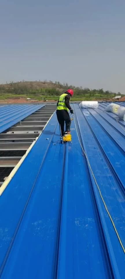 Standing Seam Metal Roof Machine Standing Seam Roof Panel Roll Forming ...