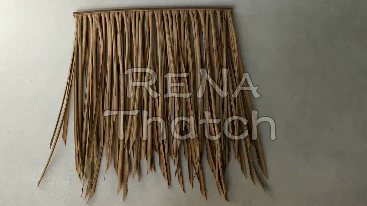 Outdoor Fire Resistant Artificial Synthetic Straw Roof - Buy Synthetic ...